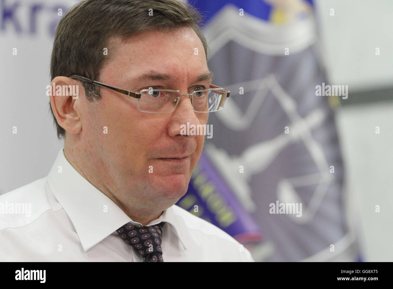 Kyiv, Ukraine. 10th Aug, 2016. Prosecutor General of Ukraine YURIY ...