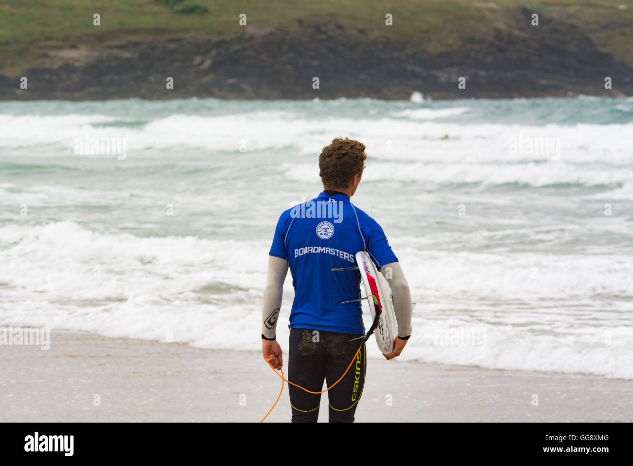 Boardmaster fistral beach hi-res stock photography and images - Alamy