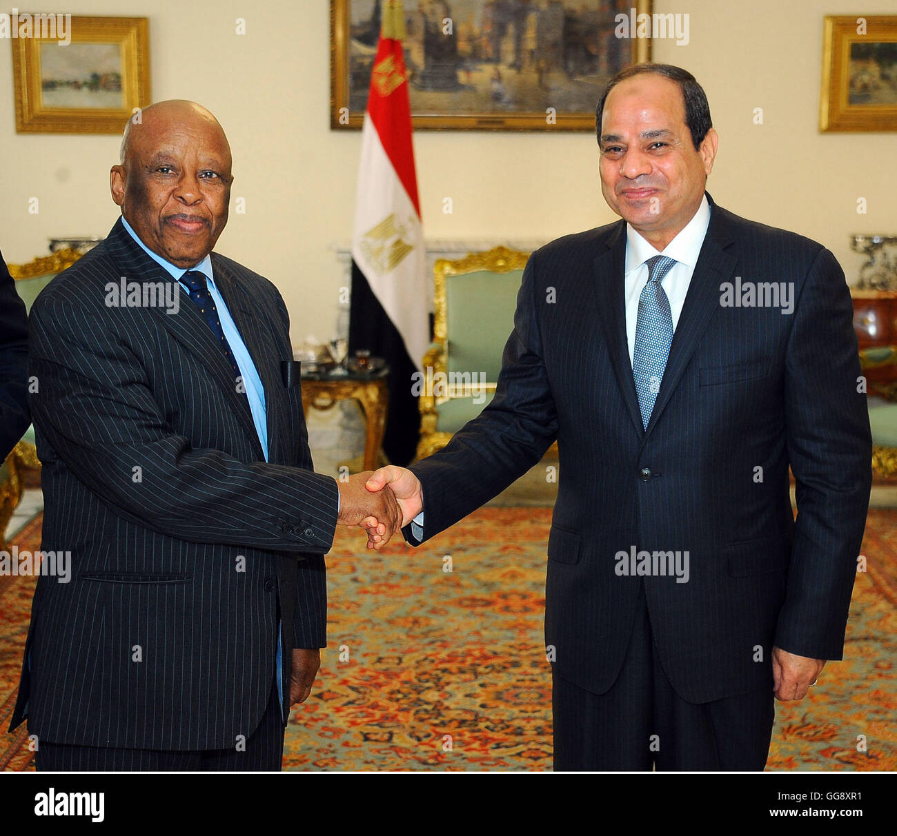 Cairo, Egypt. 10th Aug, 2016. Egyptian President Abdel Fattah al-Sisi ...