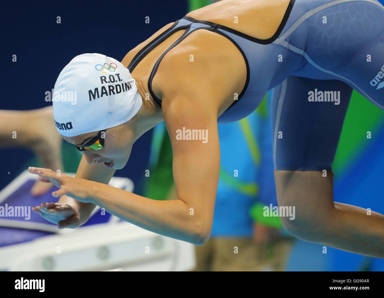 Rio de Janeiro, Brazil. 10th Aug, 2016. Yusra Mardini of the Refugee ...