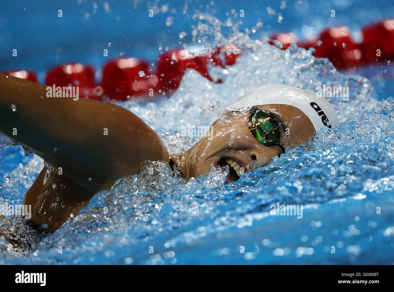Rio de Janeiro, Brazil. 10th Aug, 2016. Yusra Mardini of the Refugee ...