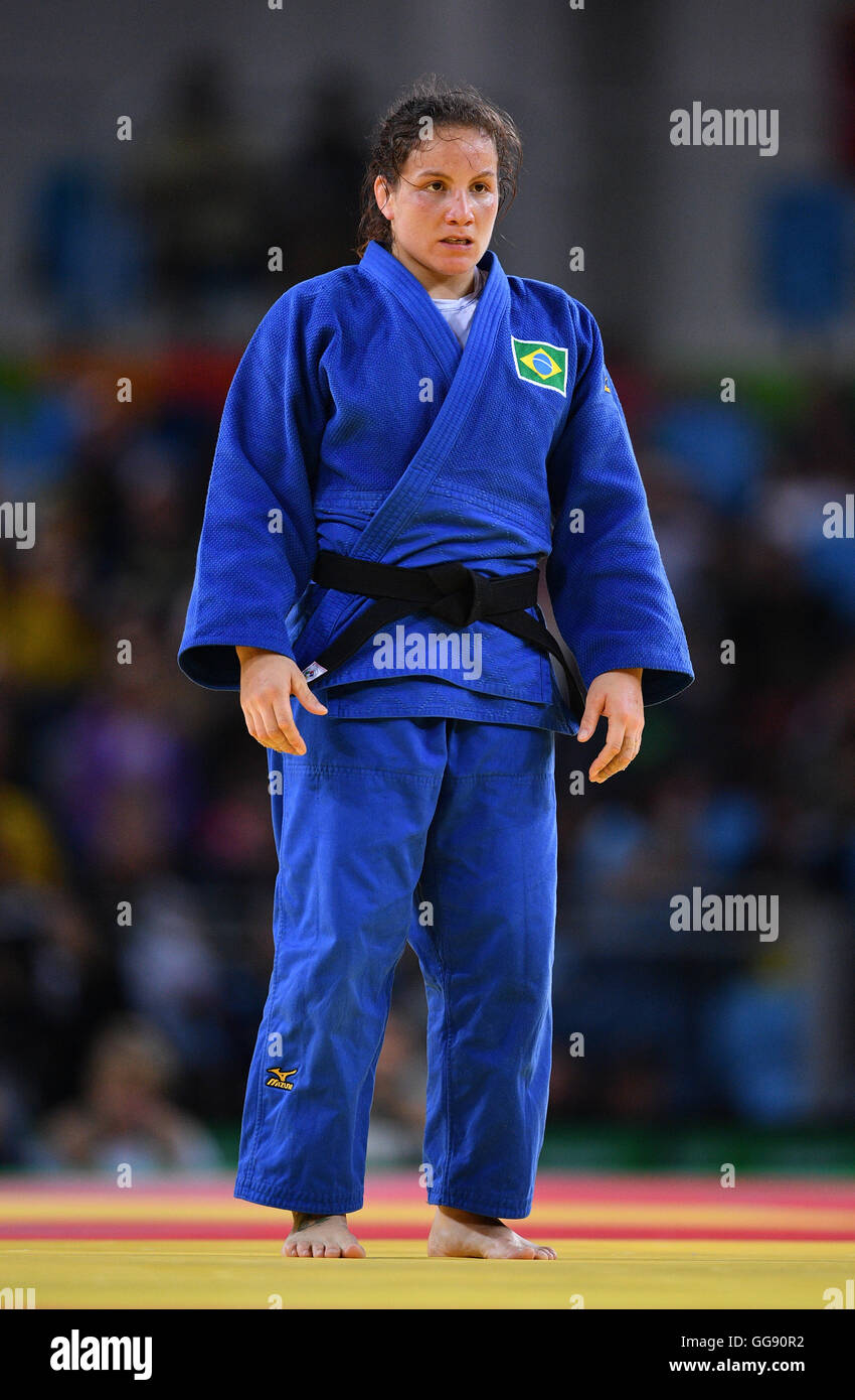 Rio de Janeiro, Brazil. 10th Aug, 2016. Maria Portela of Brazil reacts ...