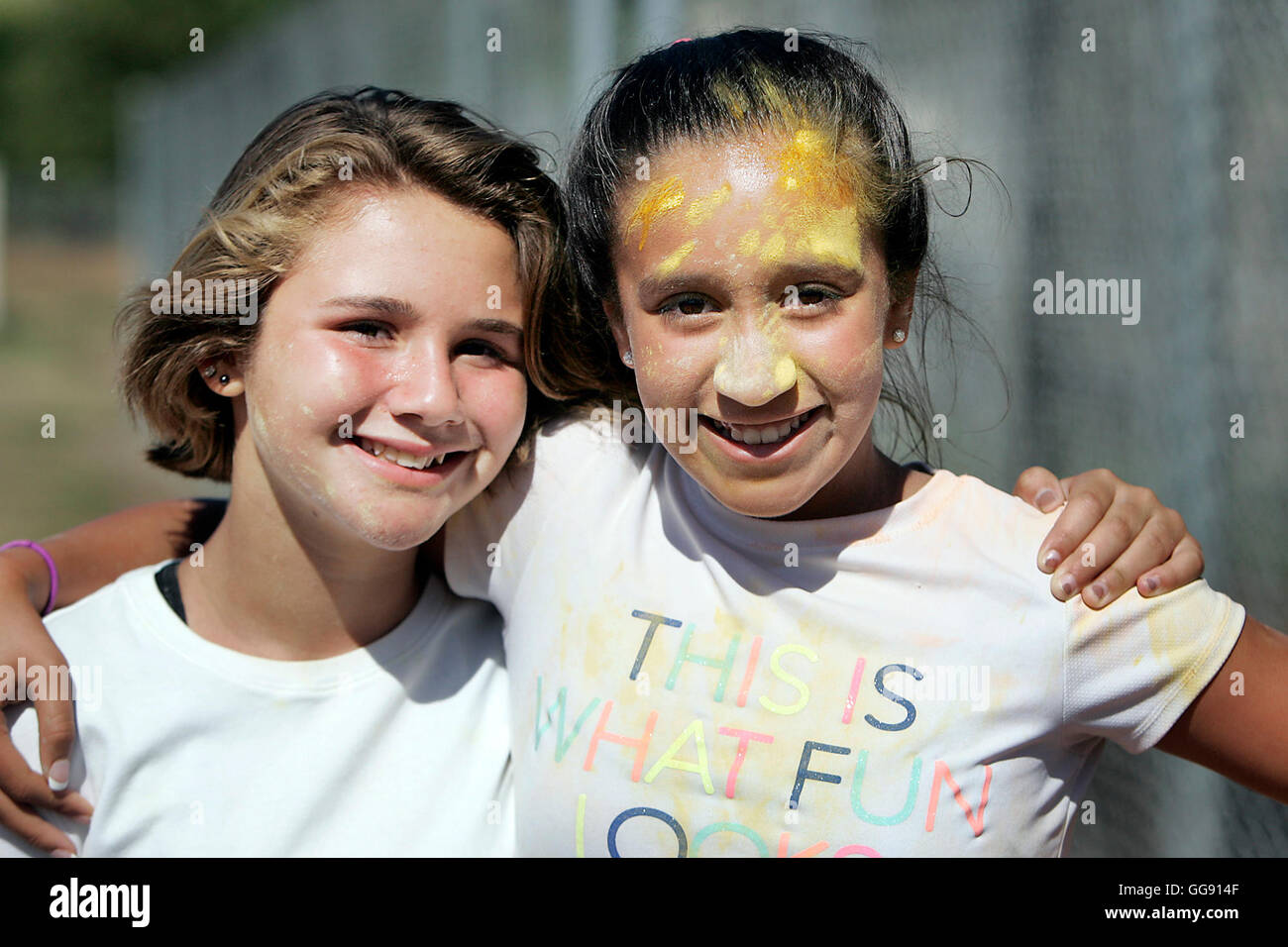 Napa, CA, USA. 12th July, 2016. Olivia Zammit, left, and Sofia Enriquez ...
