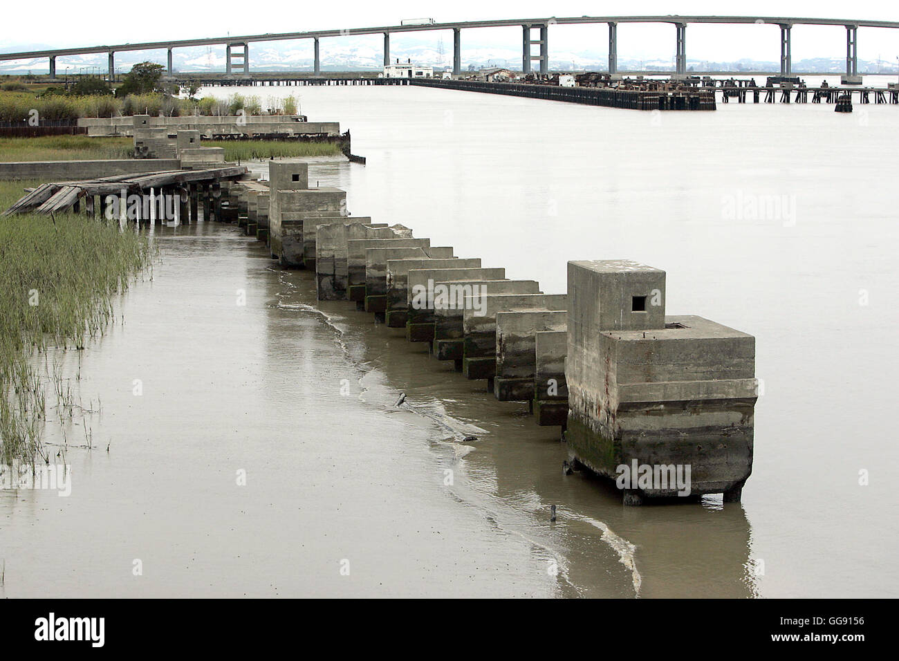 Highway 37 bridge mare island hi-res stock photography and images - Alamy