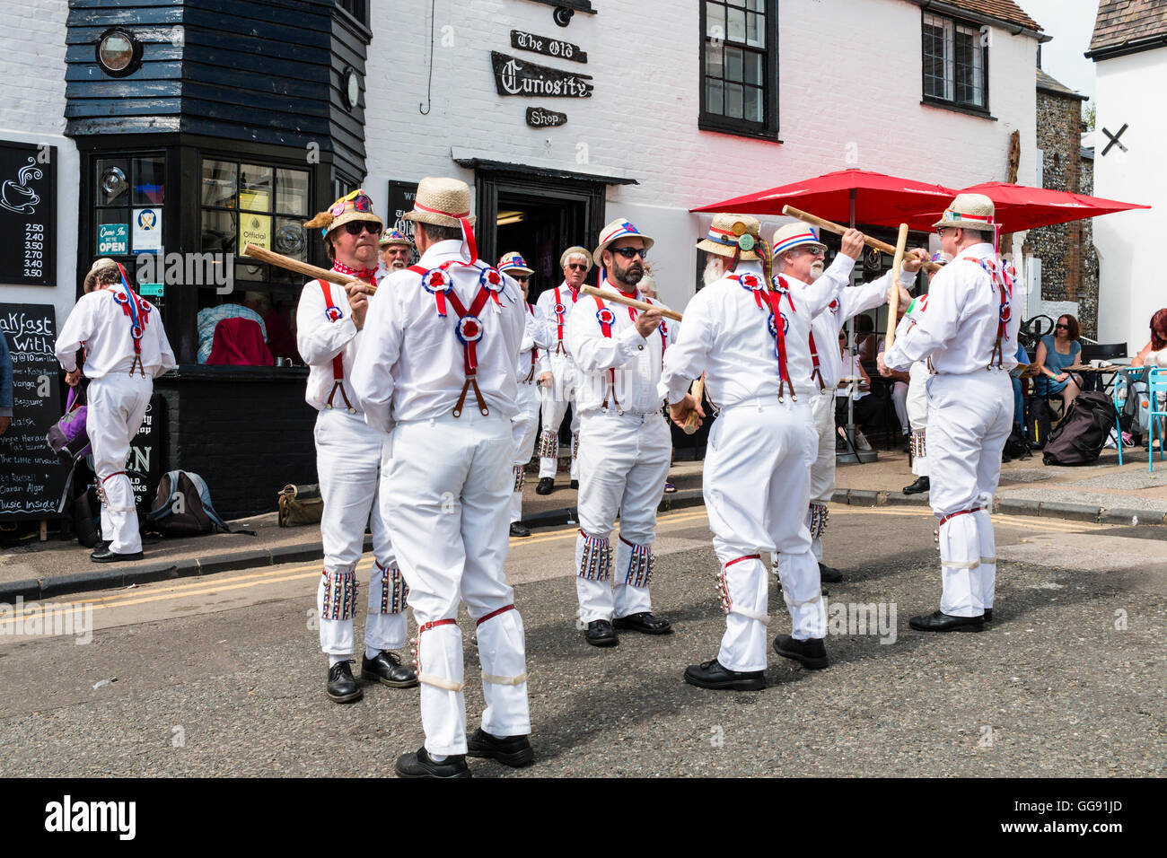 Broadstairs Folk Week. Traditional English Folk dancers, Hartley Morris ...