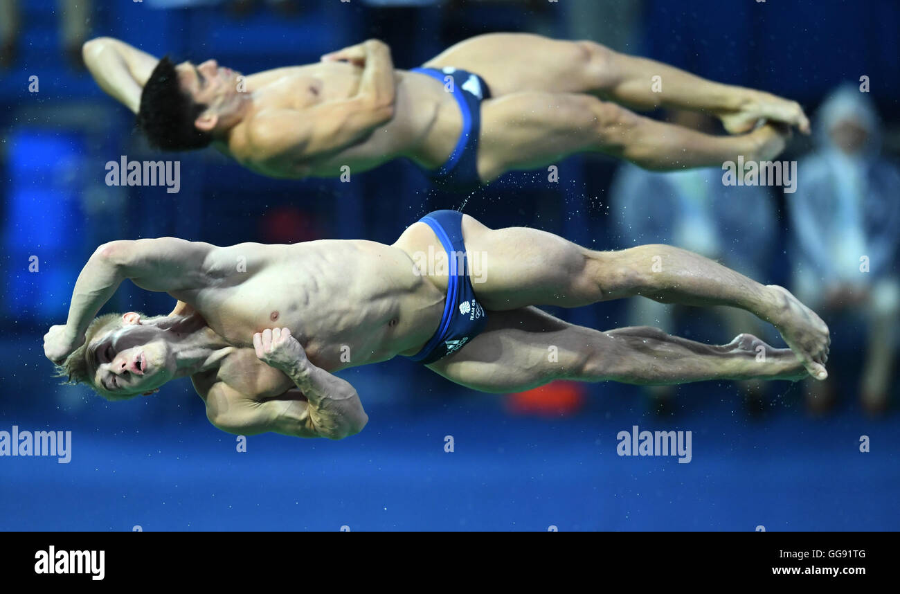 Rio de Janeiro, Brazil. 10th Aug, 2016. Chris Mears and Jack Laugher of ...
