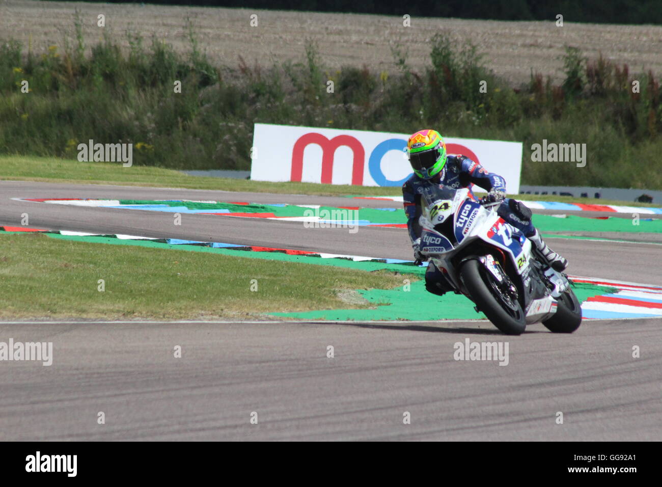 Thruxton Superbikes UK Stock Photo - Alamy