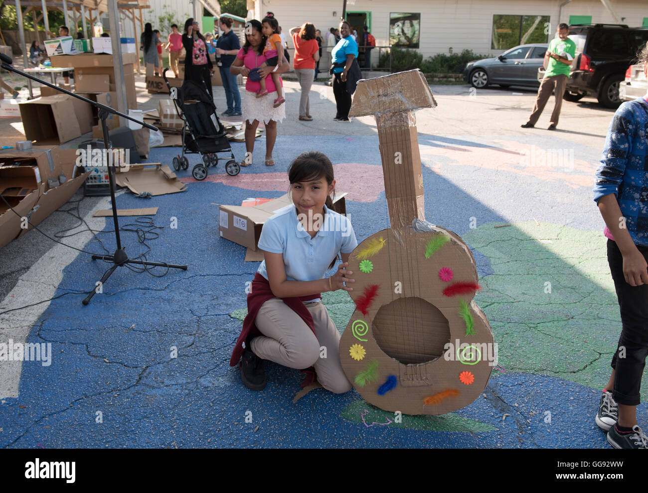 Middle school students design and build a science display out of ...
