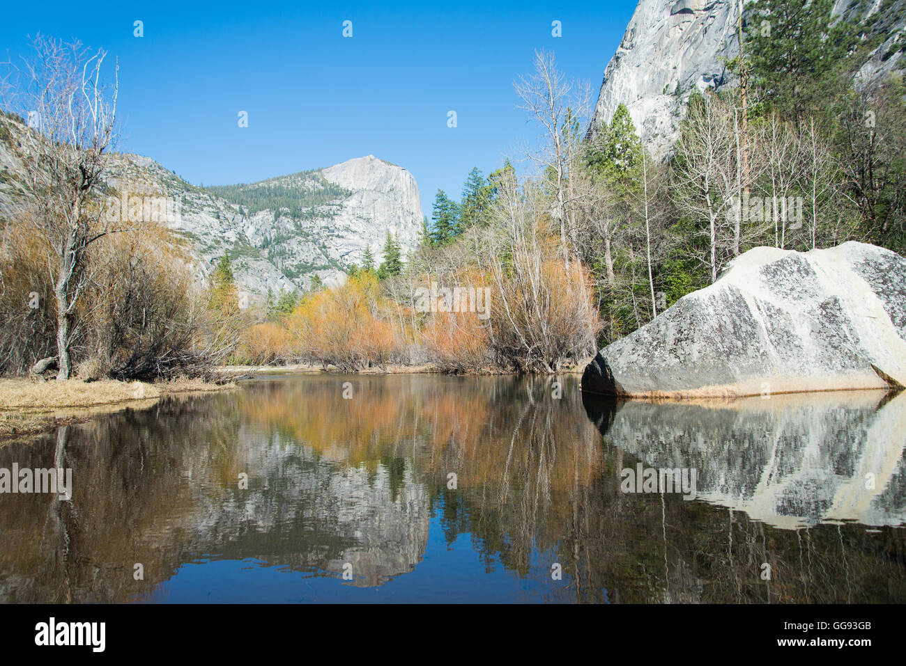 Mirror Lake, Yosemite, 4 Stock Photo - Alamy