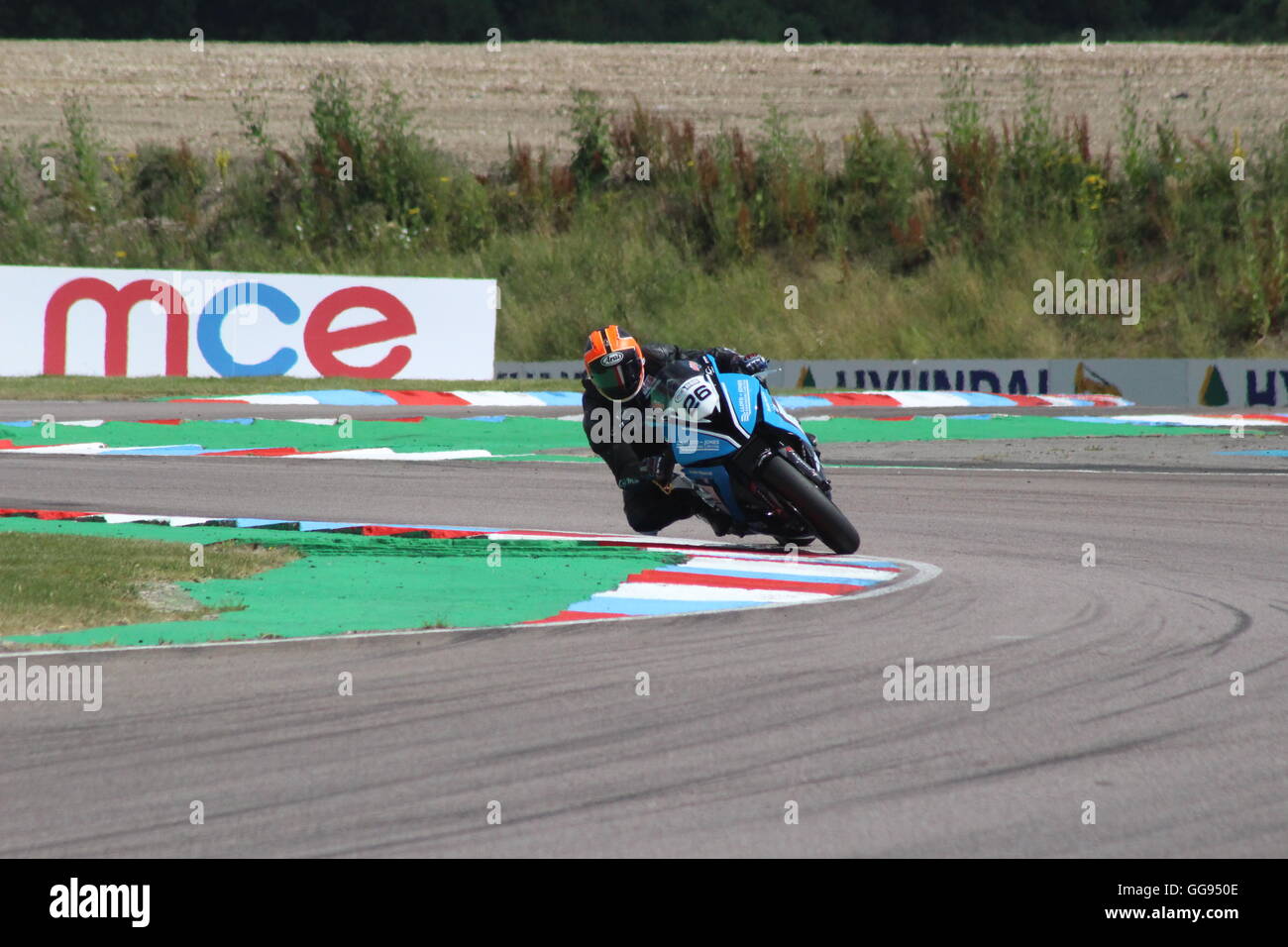 Thruxton Superbikes UK Stock Photo - Alamy