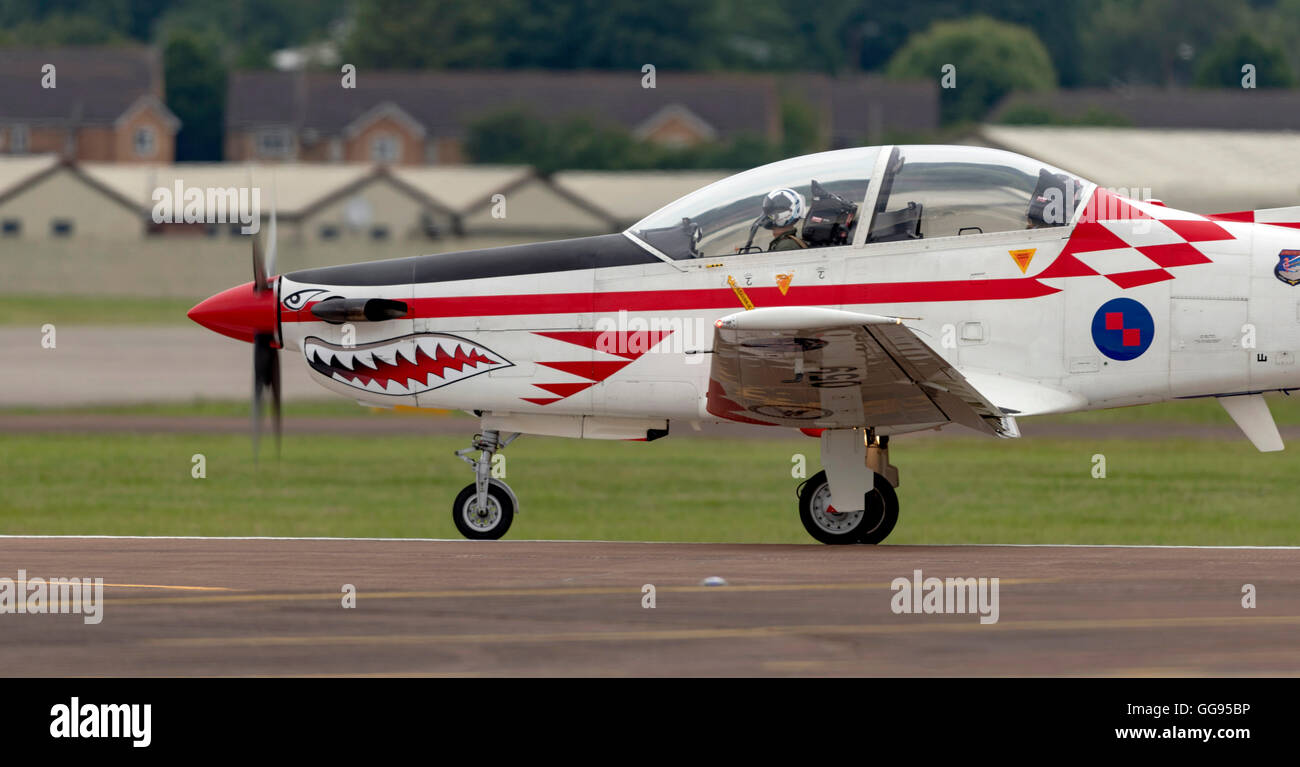 Pilatus PC-9M Croatian Air Force Aerobatic Team at the Royal ...