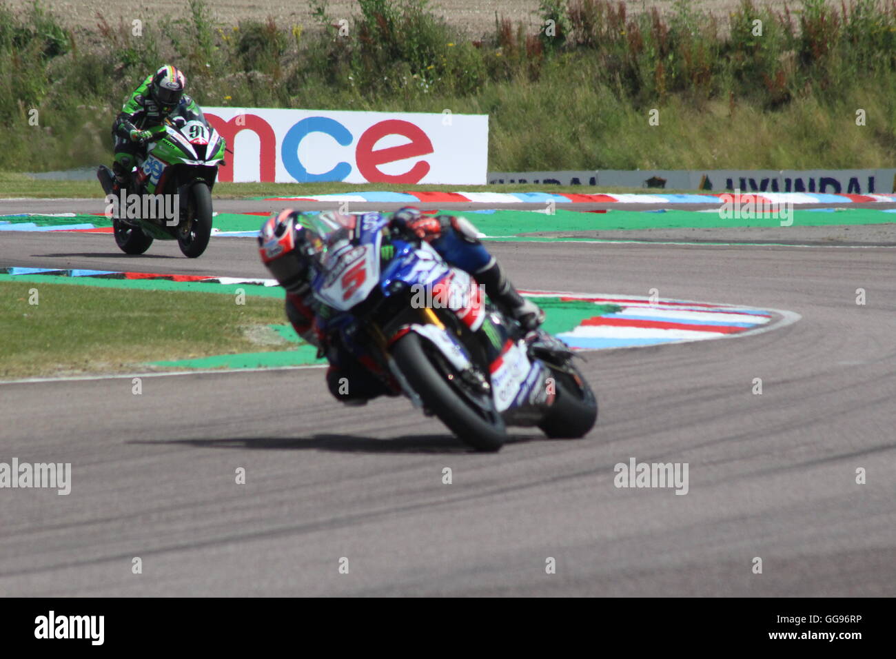 Thruxton Superbikes UK Stock Photo - Alamy