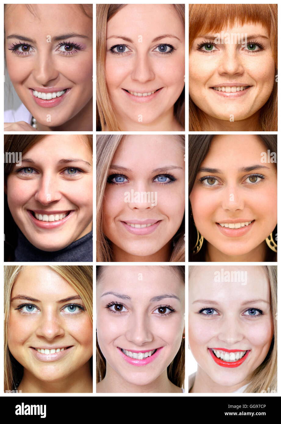 Collage of young hi-res stock photography and images - Alamy