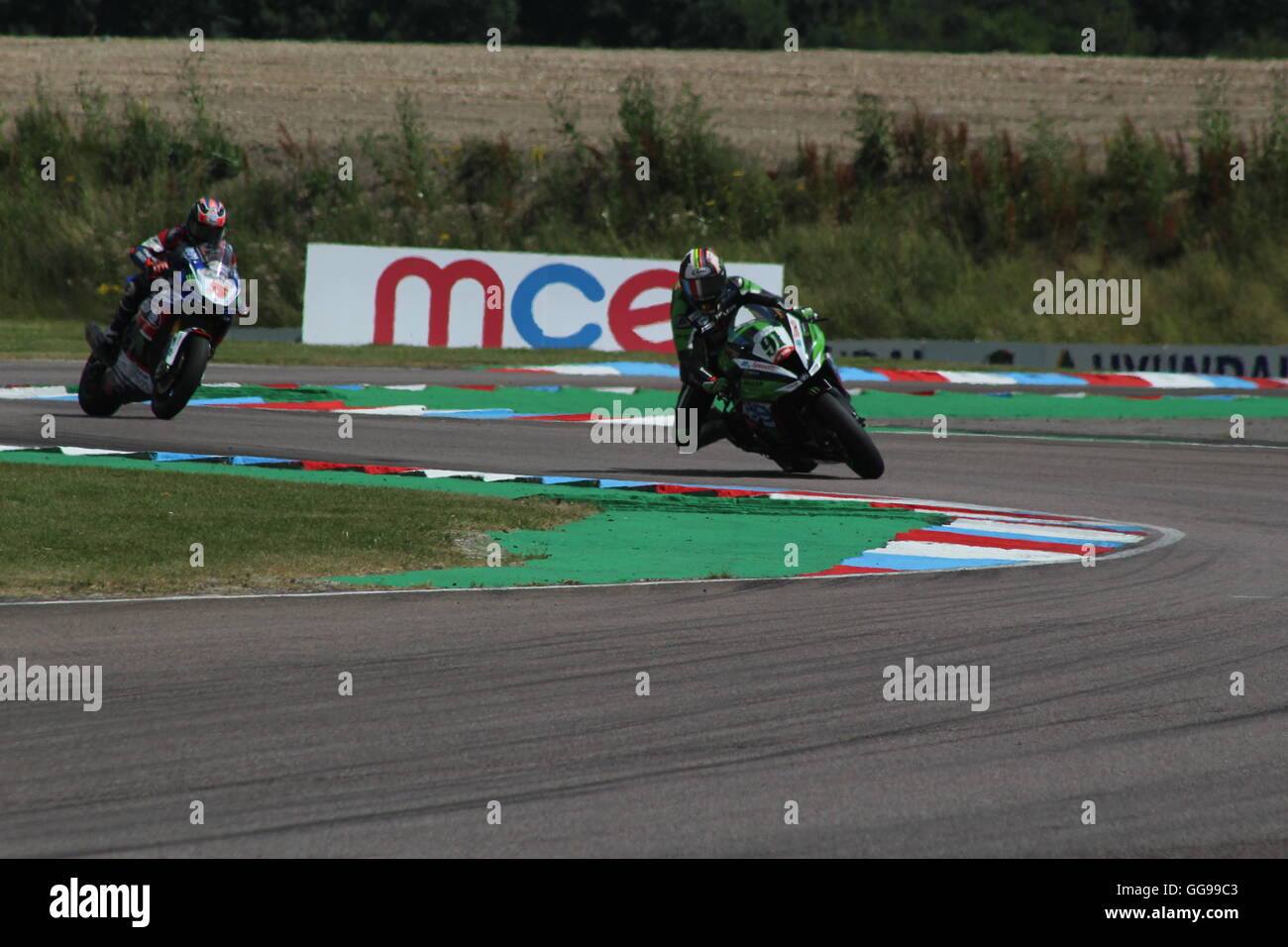 Thruxton Superbikes UK Stock Photo - Alamy