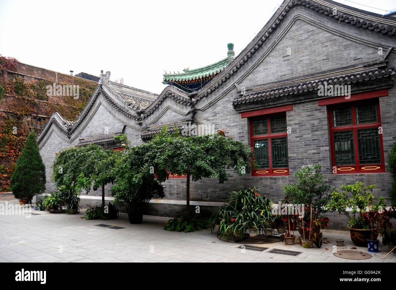 Mosque building in traditional Chinese architecture style Beijing China ...