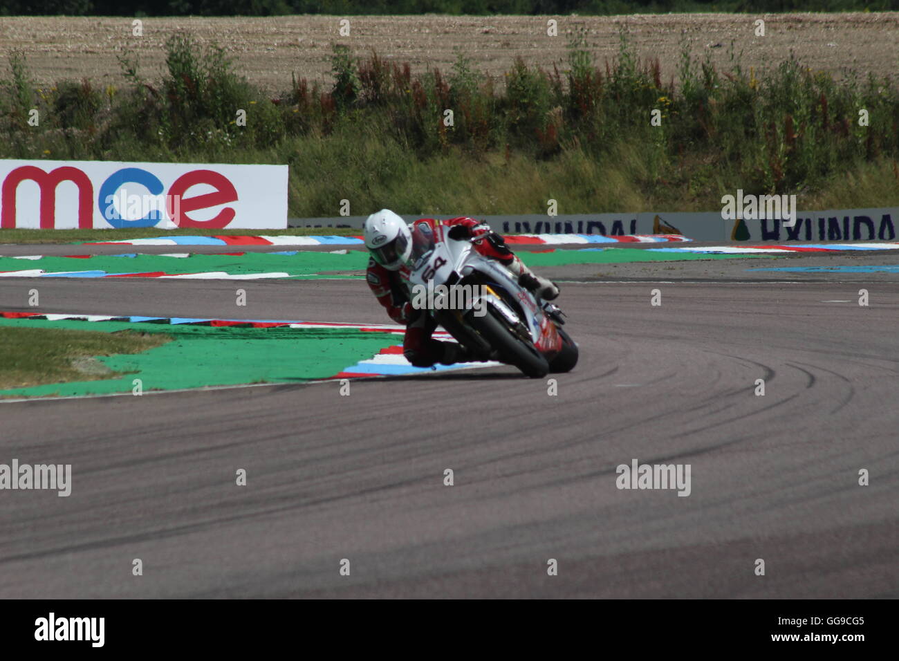 Thruxton Superbikes UK Stock Photo - Alamy