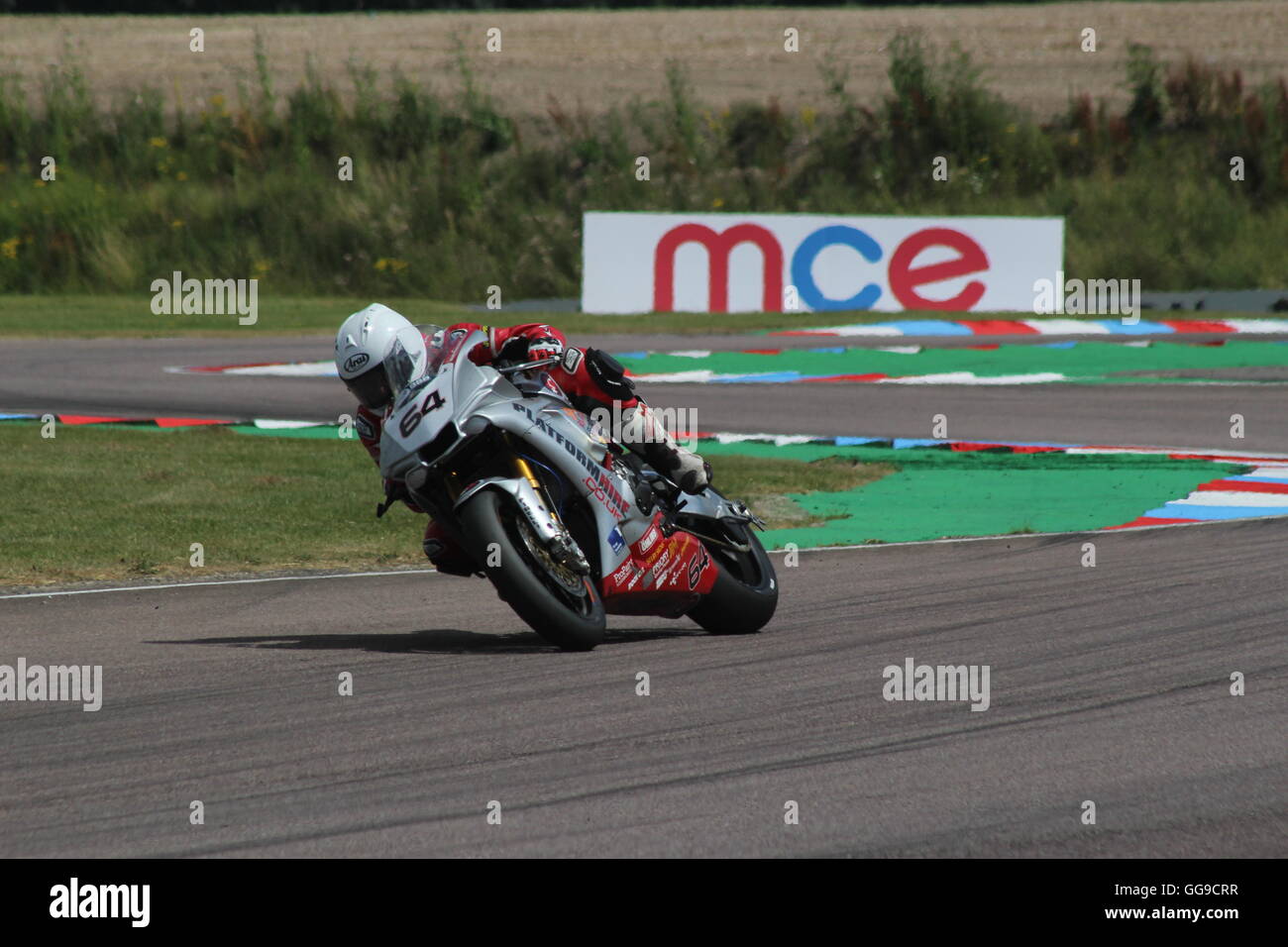Thruxton Superbikes UK Stock Photo - Alamy