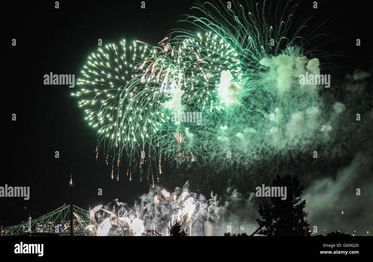 Fireworks light up the sky Stock Photo - Alamy