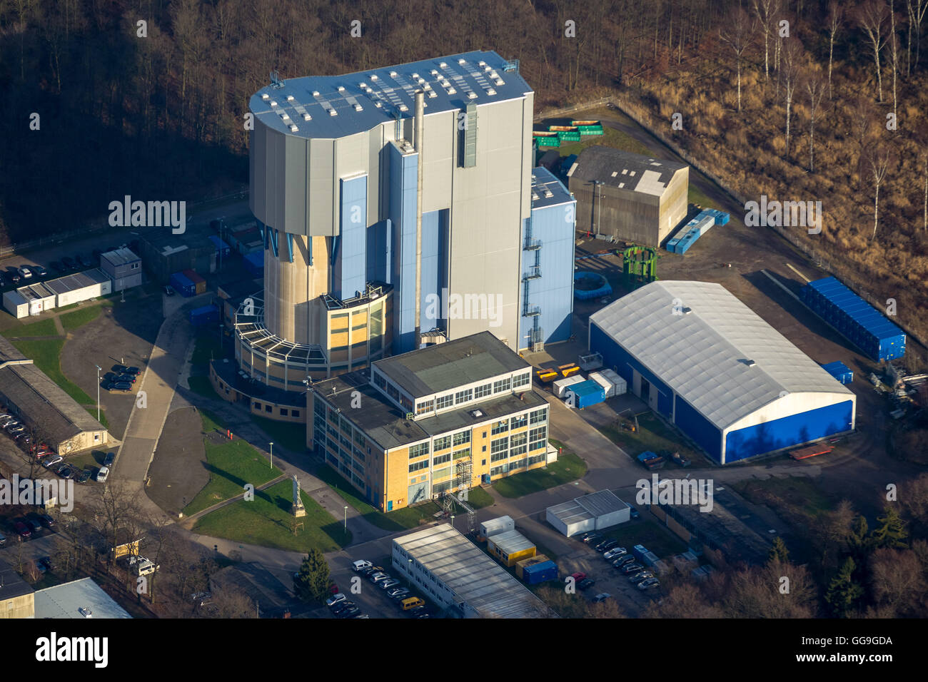 Aerial view, Nuclear Research Centre Jülich, Jülich, Jülich-Zülpicher ...