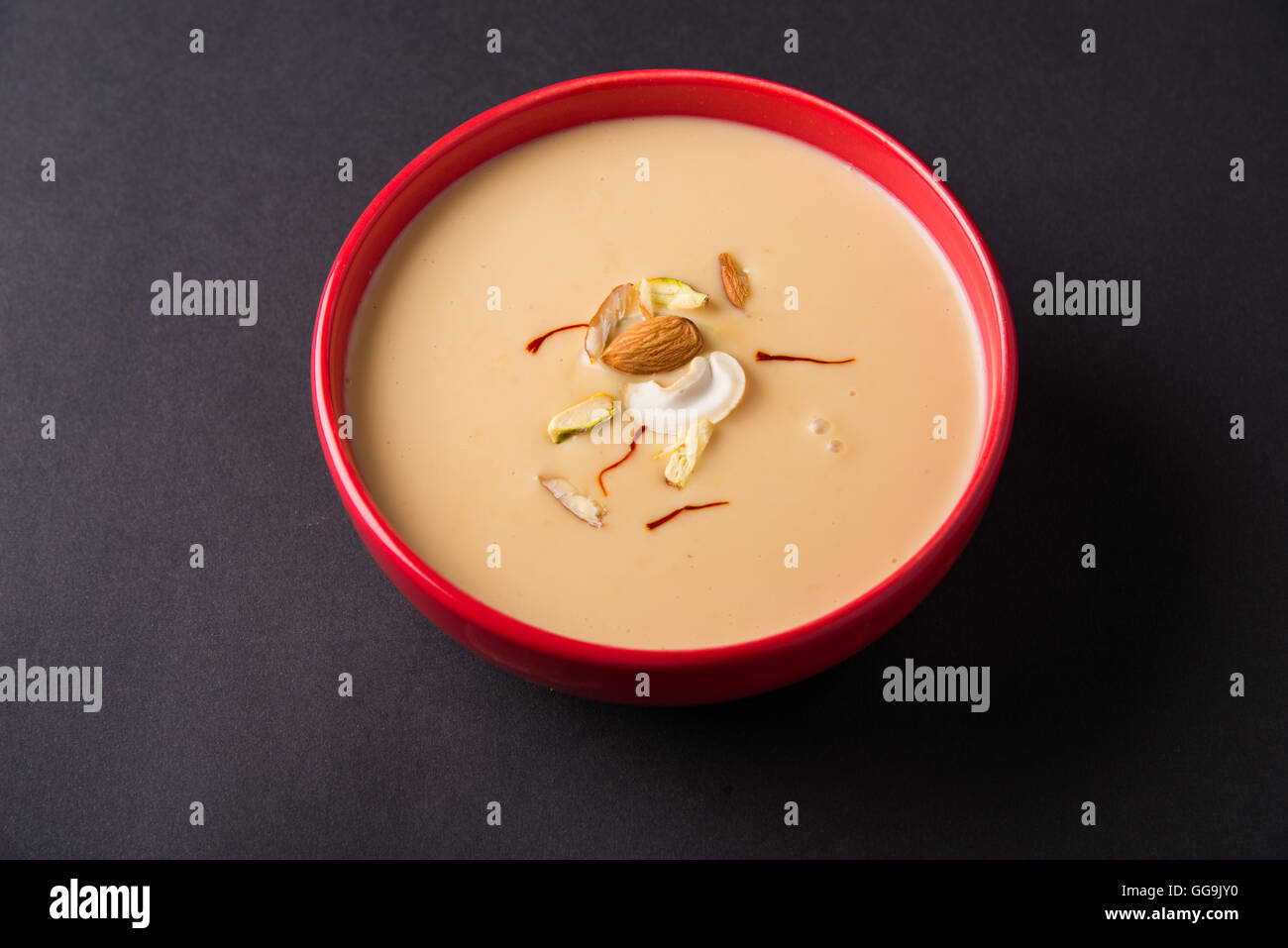 Delicious Indian sweet Rabdi with dry fruits toppings Stock Photo - Alamy