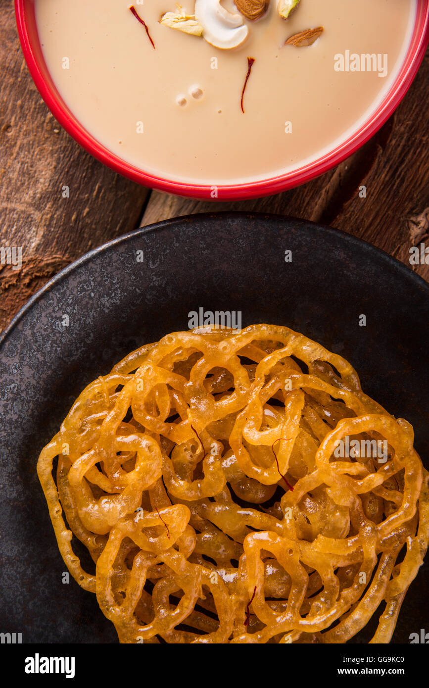 Jalebi With Rabri