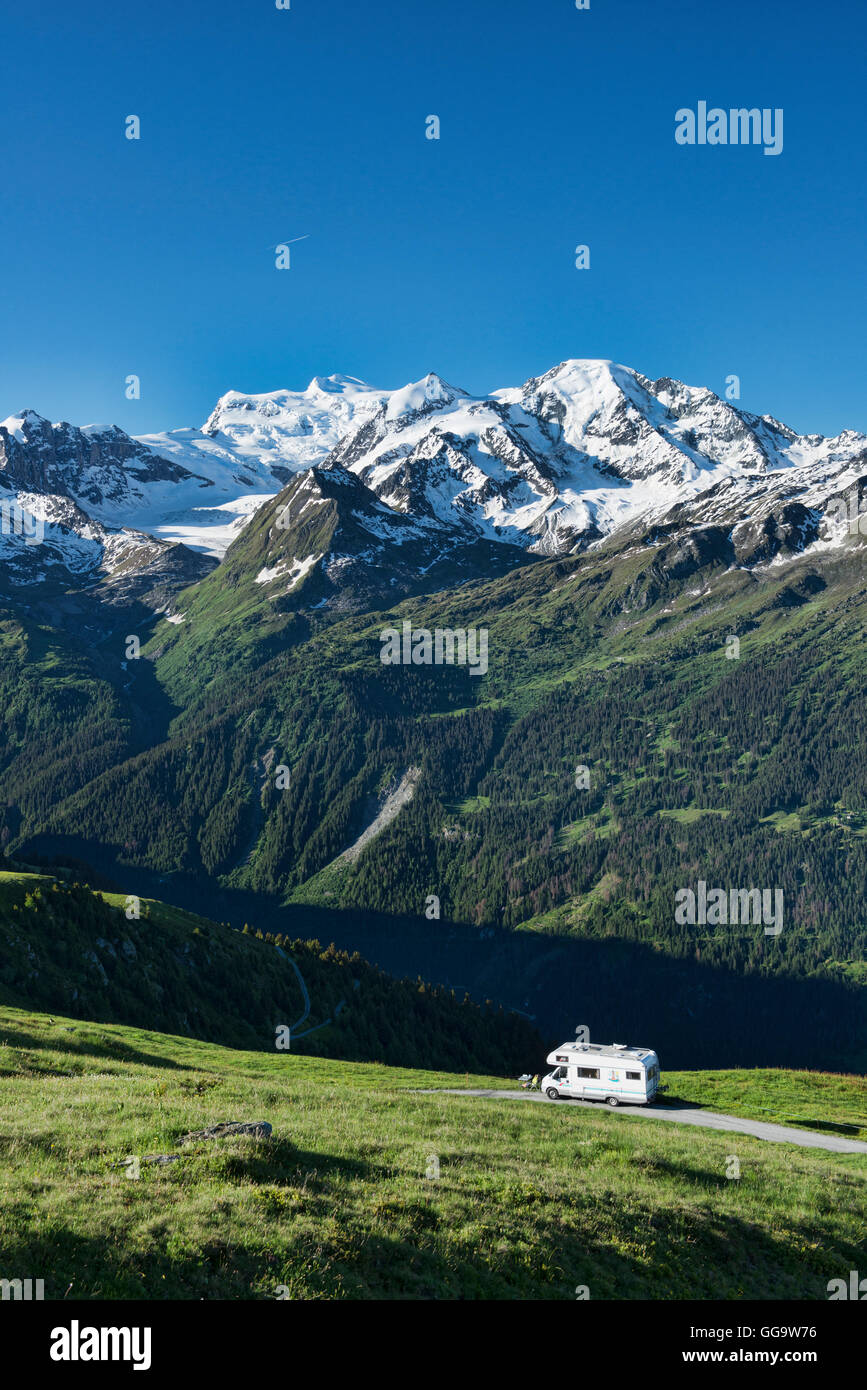Grand combin mountain hi-res stock photography and images - Alamy