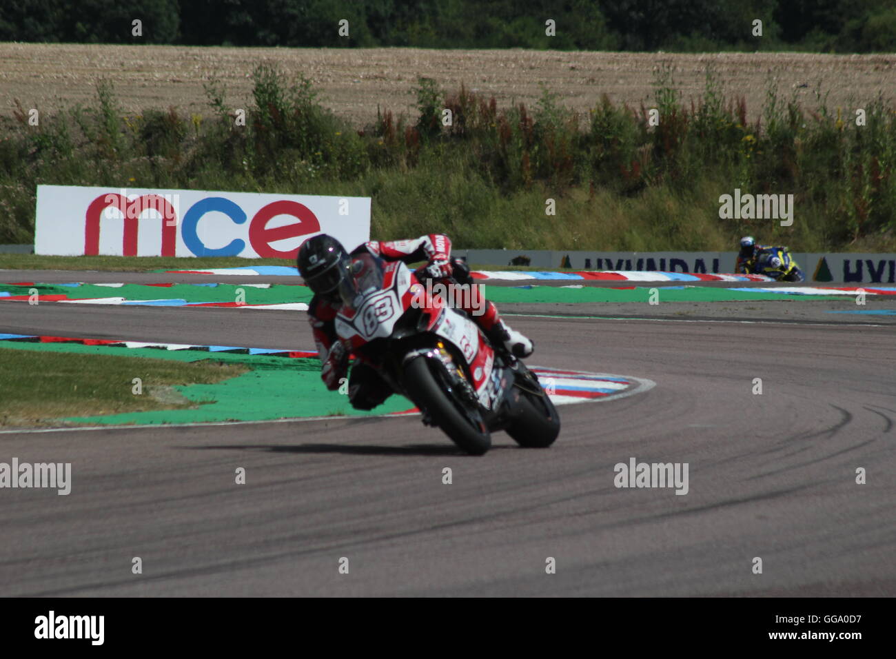 Thruxton Superbikes UK Stock Photo - Alamy