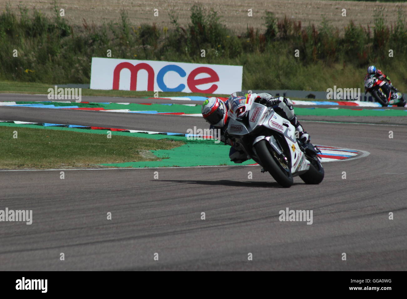 Thruxton Superbikes UK Stock Photo - Alamy