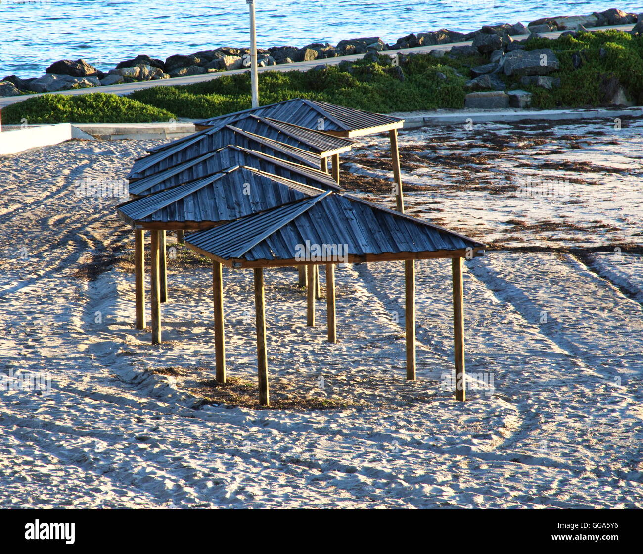 gazeebo on the beach in Australia Stock Photo - Alamy