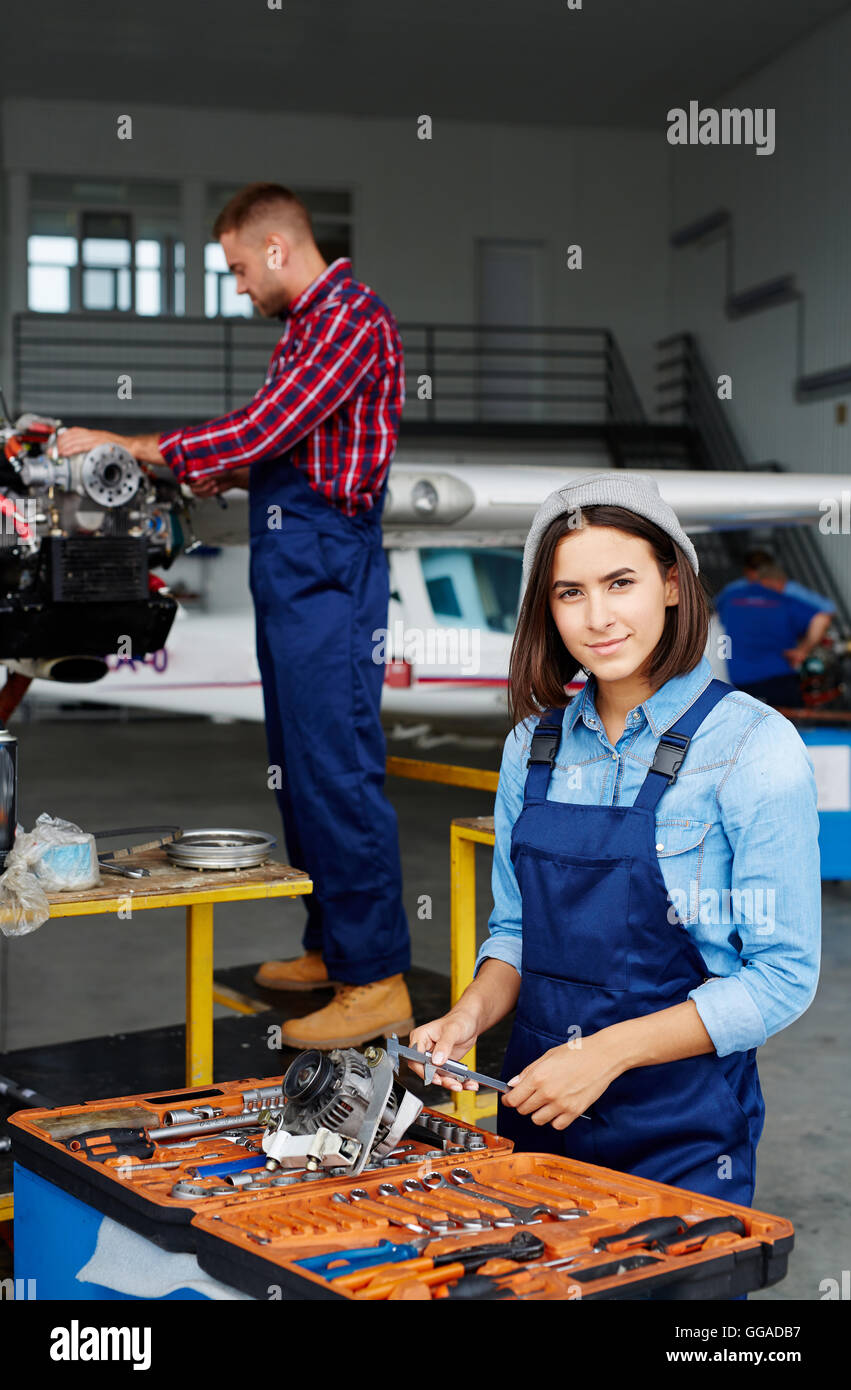 Woman at work Stock Photo - Alamy