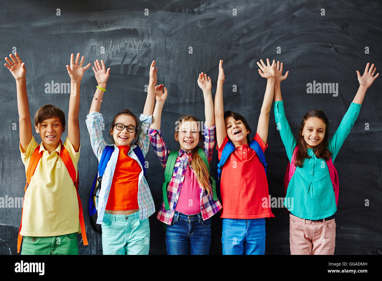 Children at school Stock Photo - Alamy