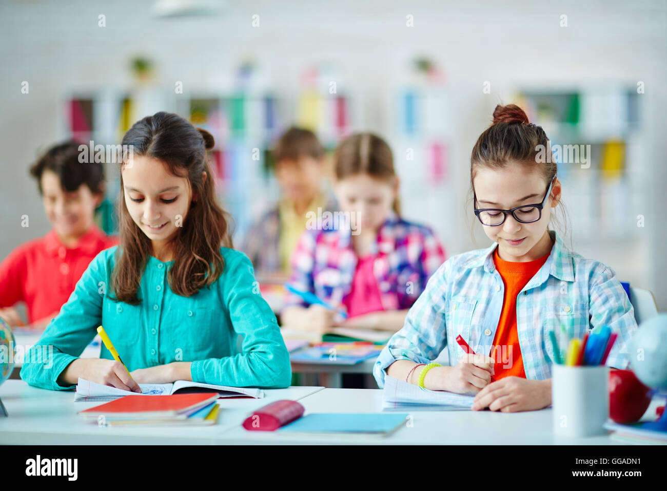 School together hi-res stock photography and images - Alamy