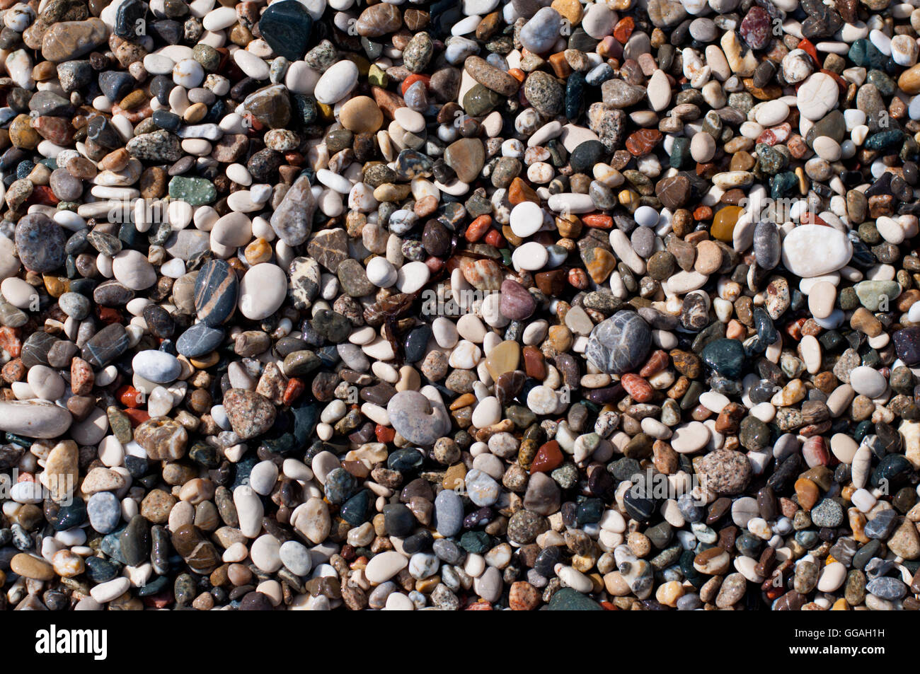 Colored beach pebble Stock Photo - Alamy