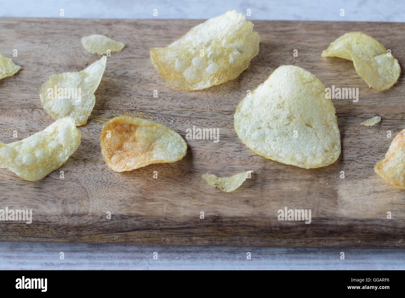 Crunchy delicious potato chips for a tasty snack break Stock Photo - Alamy