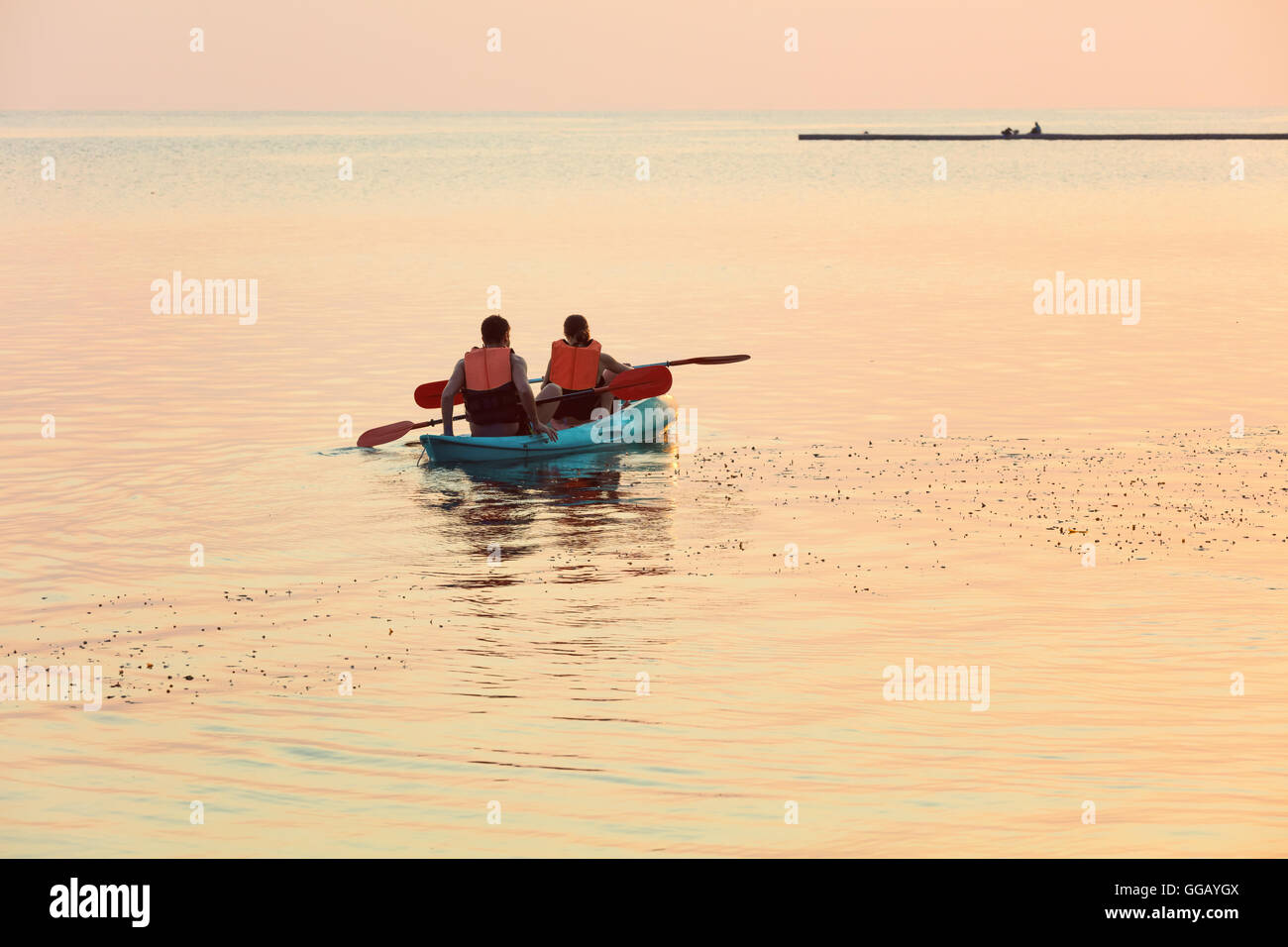 kayaking in Thailand Stock Photo - Alamy