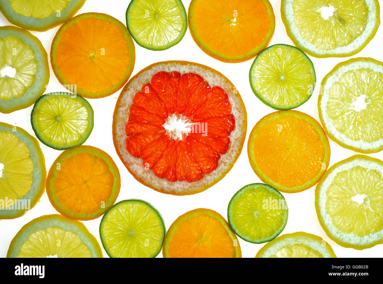 Various citrus slices orange hi-res stock photography and images - Alamy