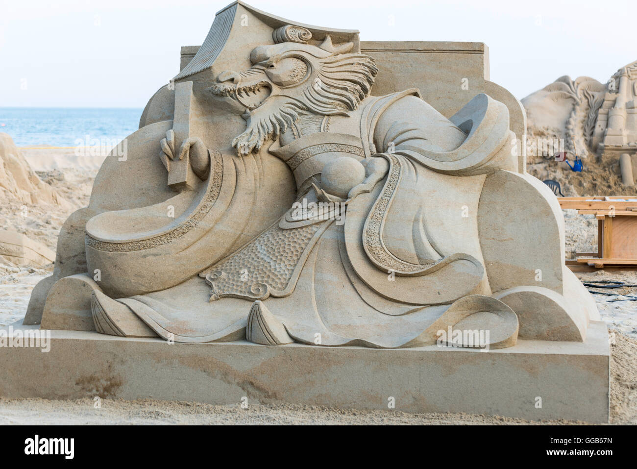Haeundae beach sand festival hi-res stock photography and images - Alamy