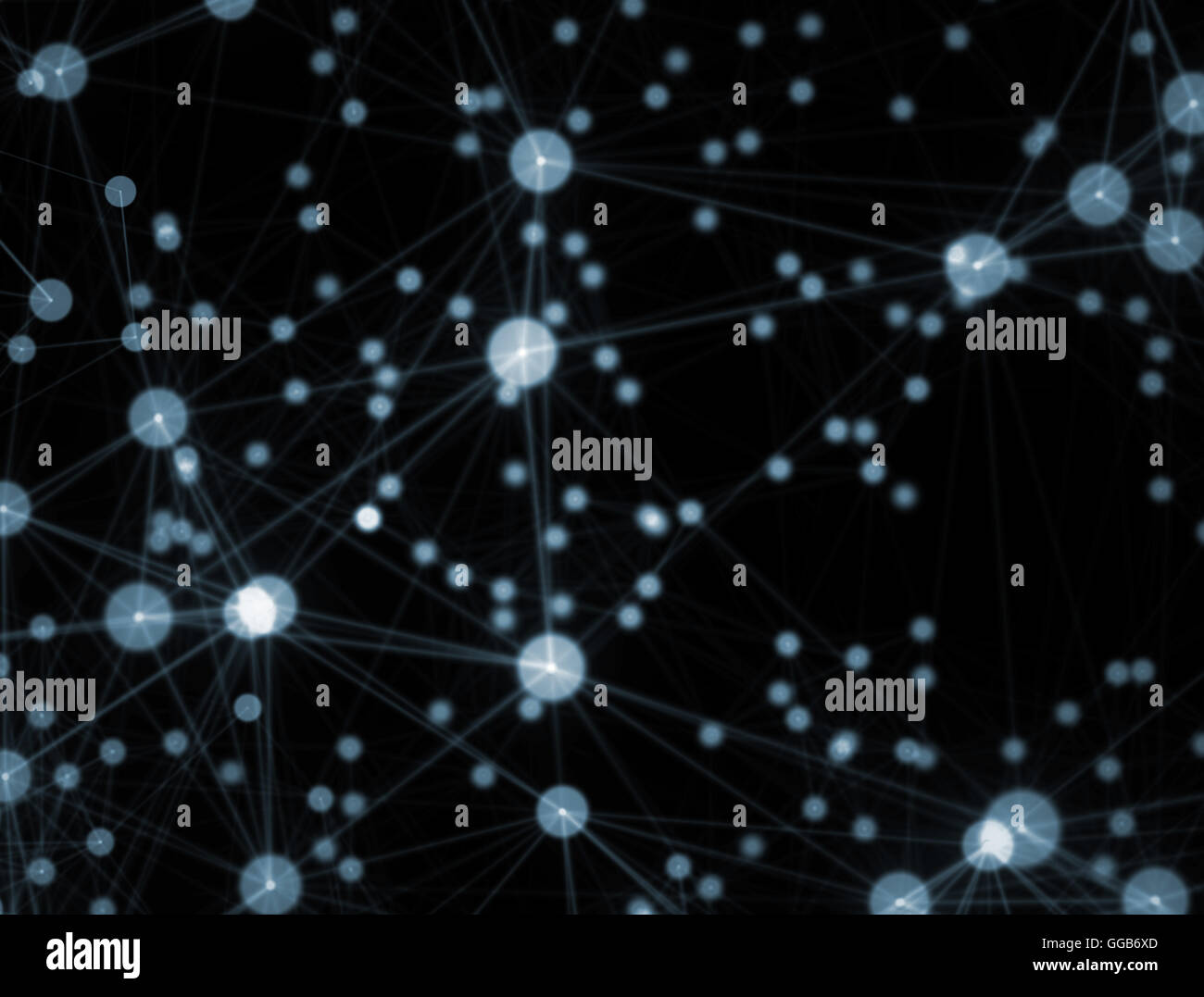 Connected dots network background Stock Photo - Alamy