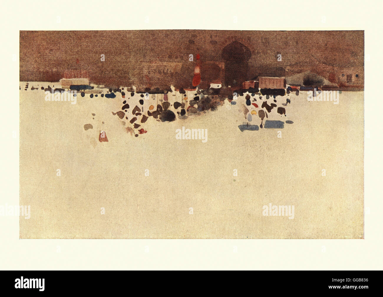 The Gateway of Kerkuk, Kurdistan, after the watercolour by Arthur ...