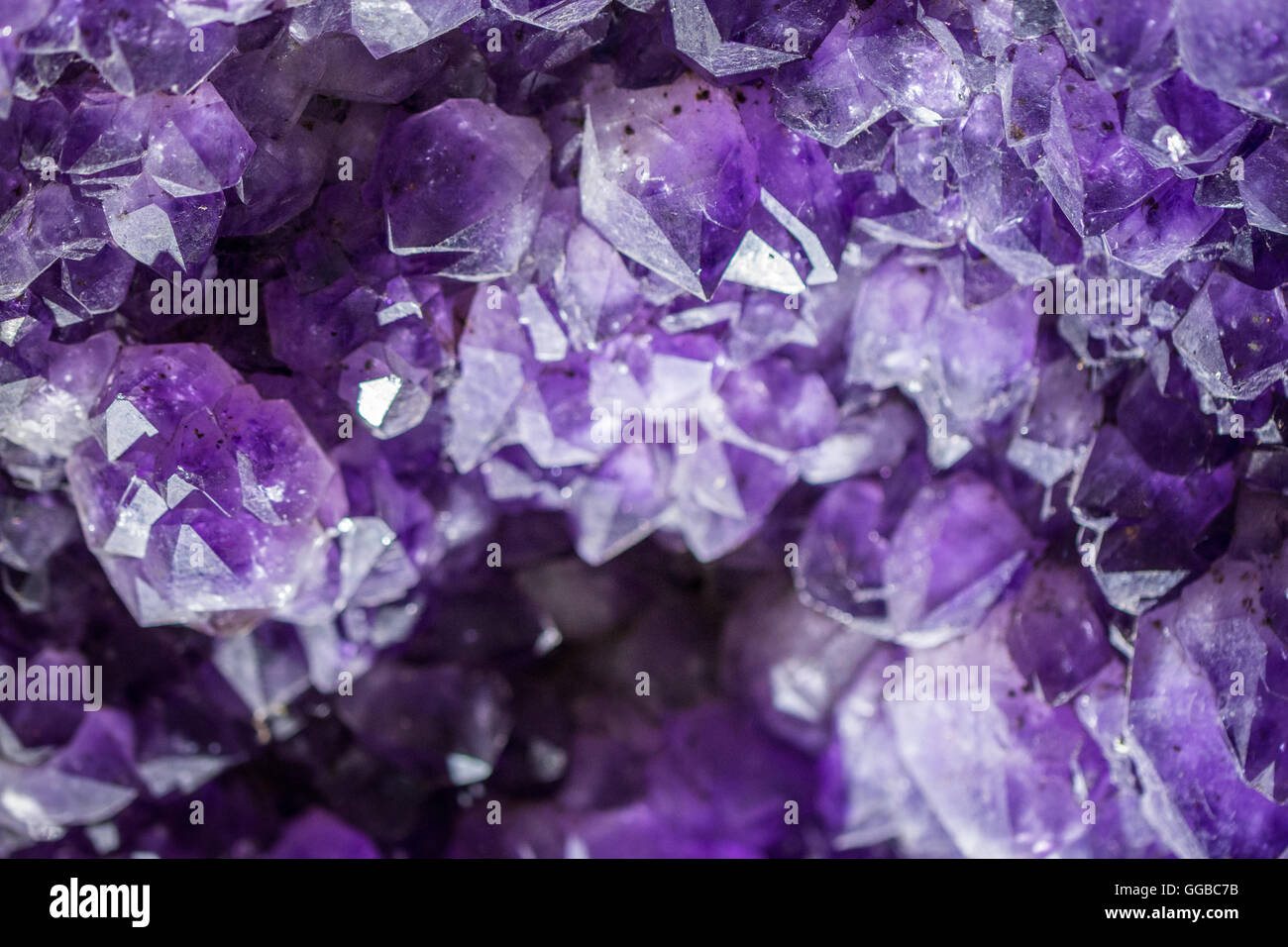 purple black Crystals growing seen in Singapore 2016 Stock Photo - Alamy