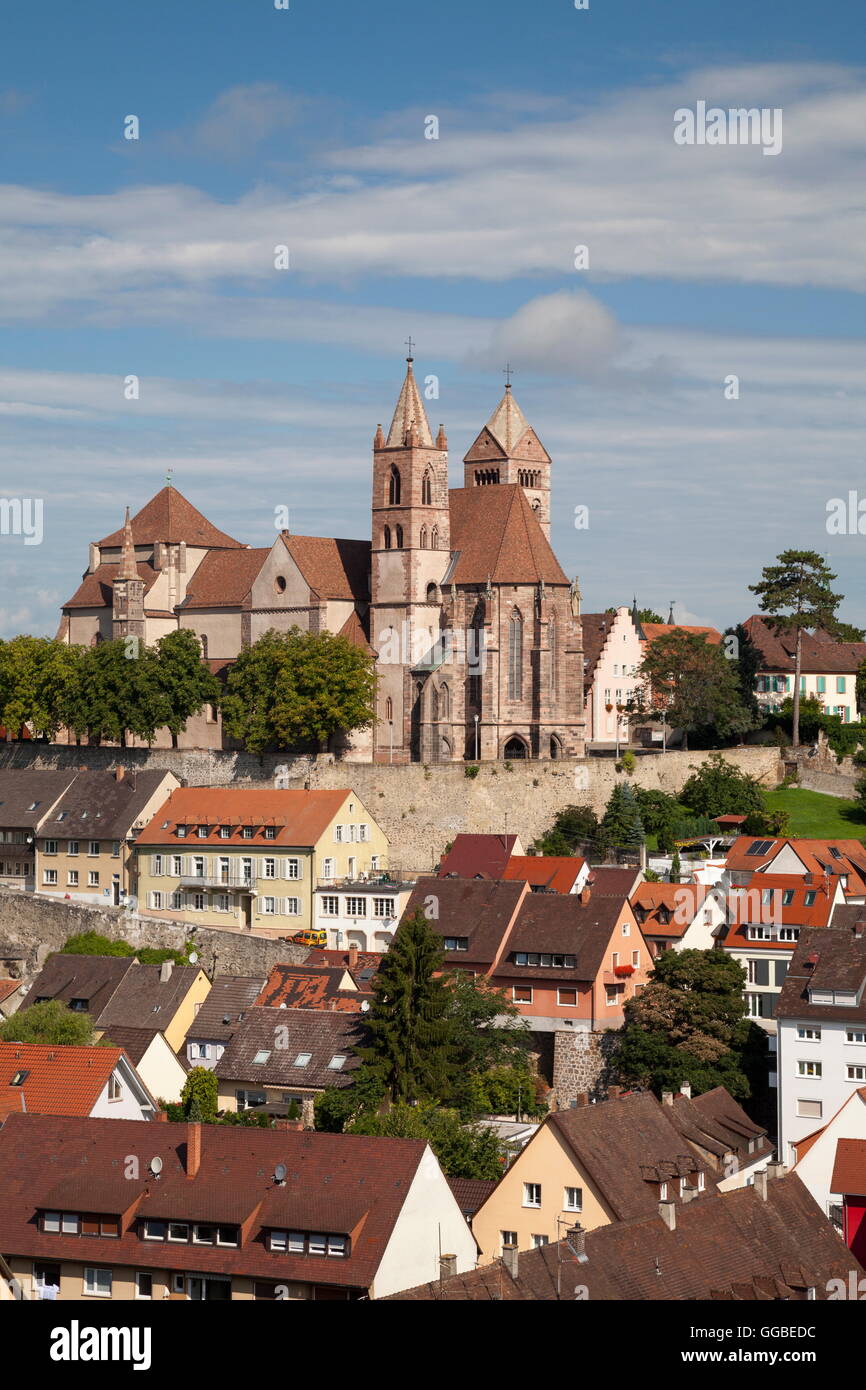 Muensterberg with St. Stephen's Cathedral, Breisach am Rhein Stock ...