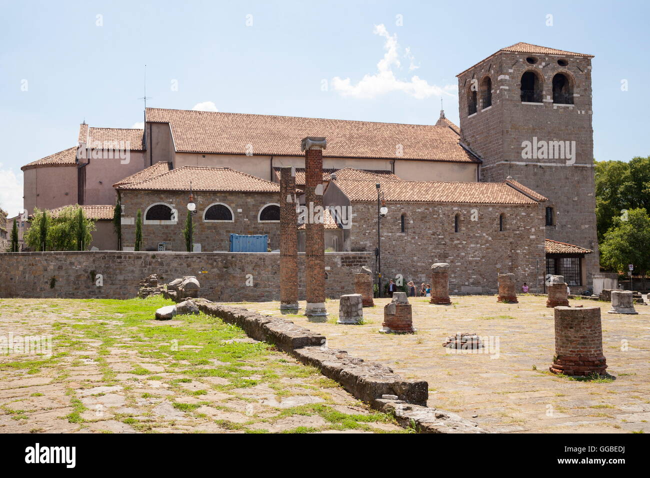 Cathedral di San Giusto, Trieste Stock Photo - Alamy