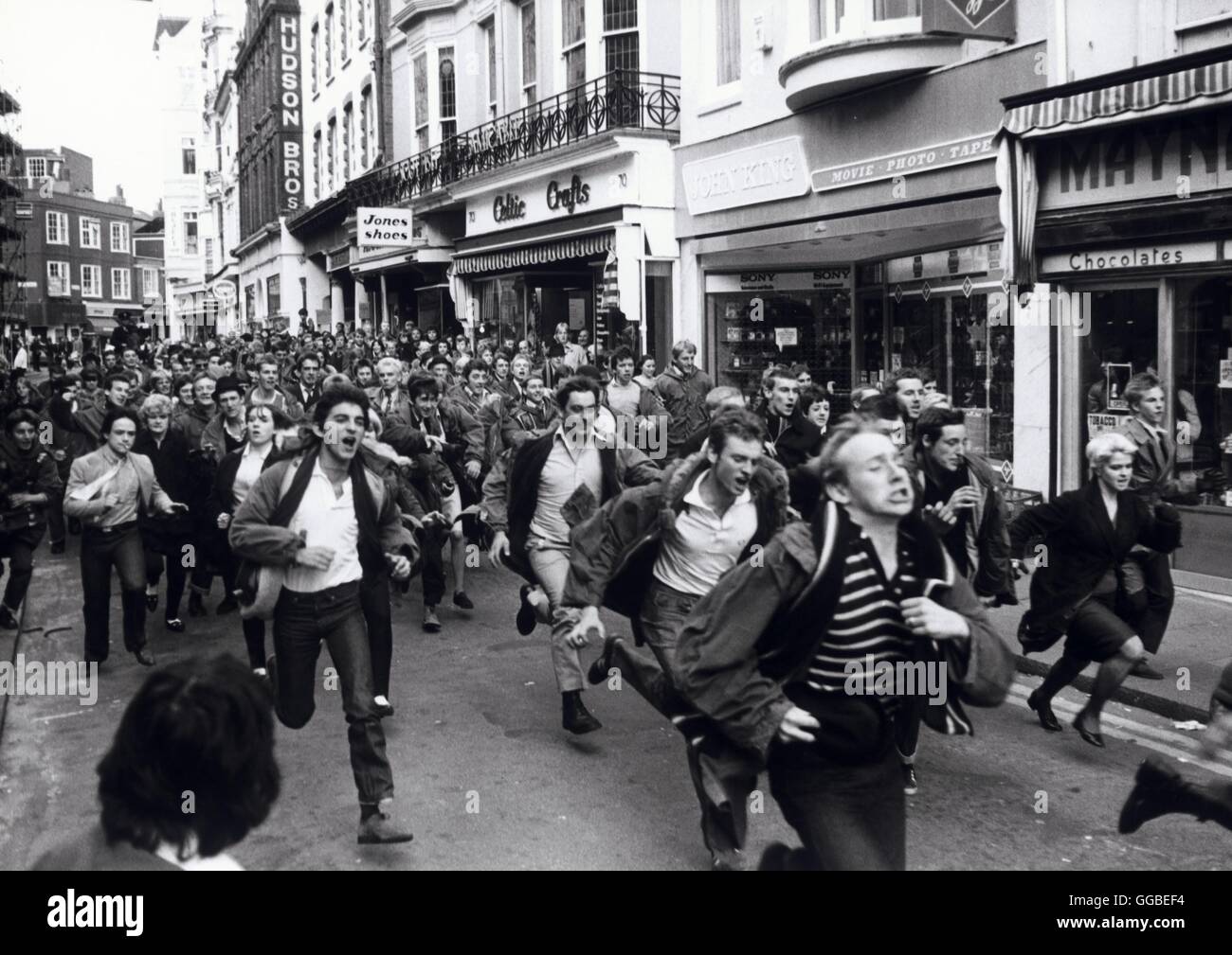 QUADROPHENIA UK 1979 Franc Roddam Scene: youths in the streets of ...