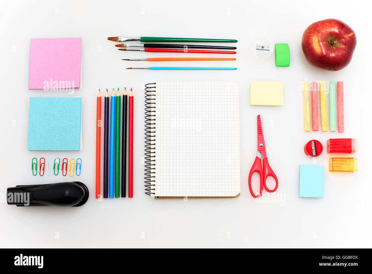 School calculator pencil pen ruler hi-res stock photography and images ...