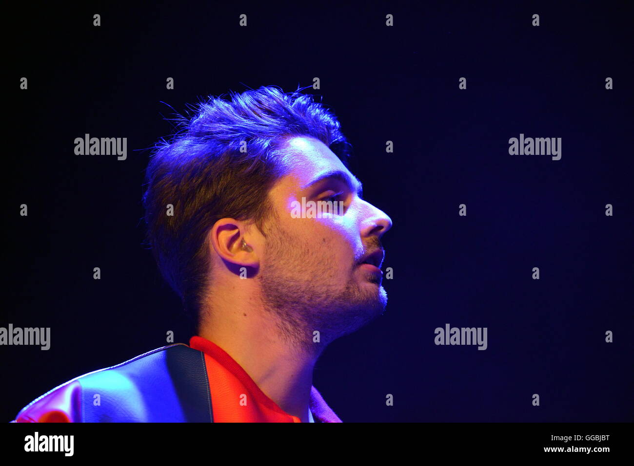 James Hancox of Abandoman performs at the Underbelly Press Launch ...