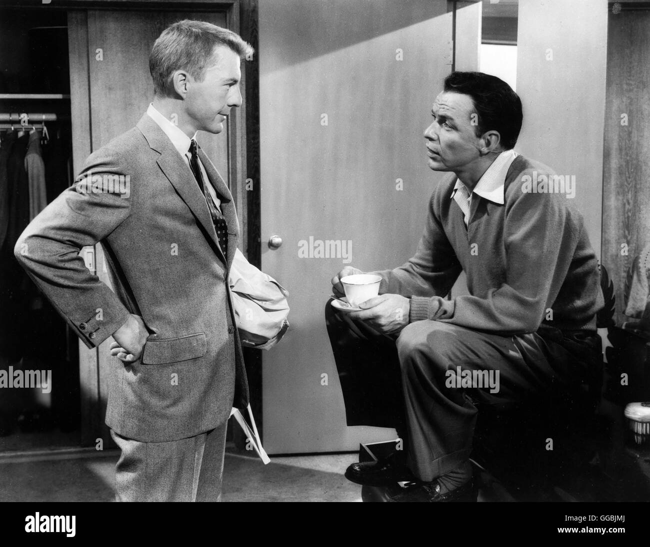 DIE ZARTE FALLE / The Tender Trap USA 1955 / Charles Walters Szene mit FRANK SINATRA (Charlie ...