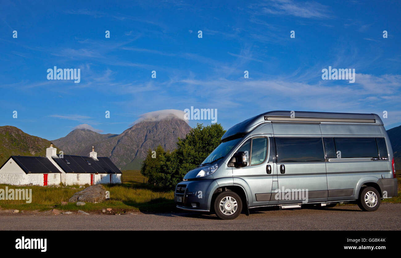 Campervan uk view countryside hi-res stock photography and images - Alamy