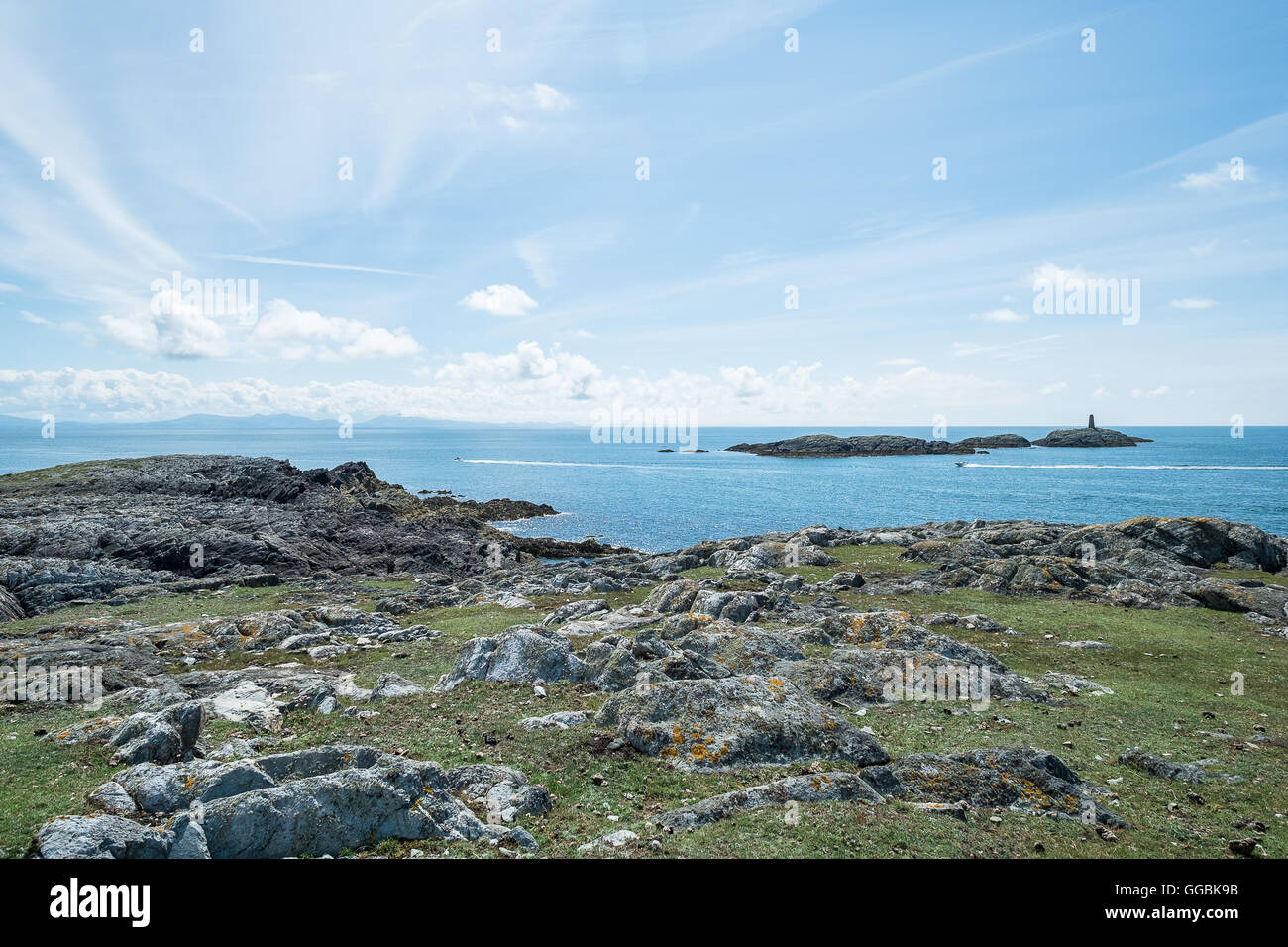 Rhoscolyn Lighthouse High Resolution Stock Photography and Images - Alamy