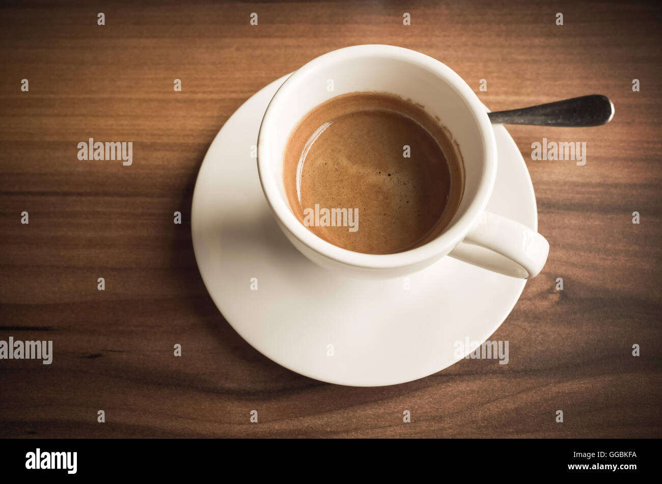 Wooden table top restaurant hi-res stock photography and images - Alamy