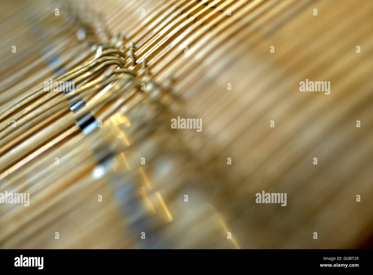 strings / pipe organ makers and restorers Stock Photo - Alamy